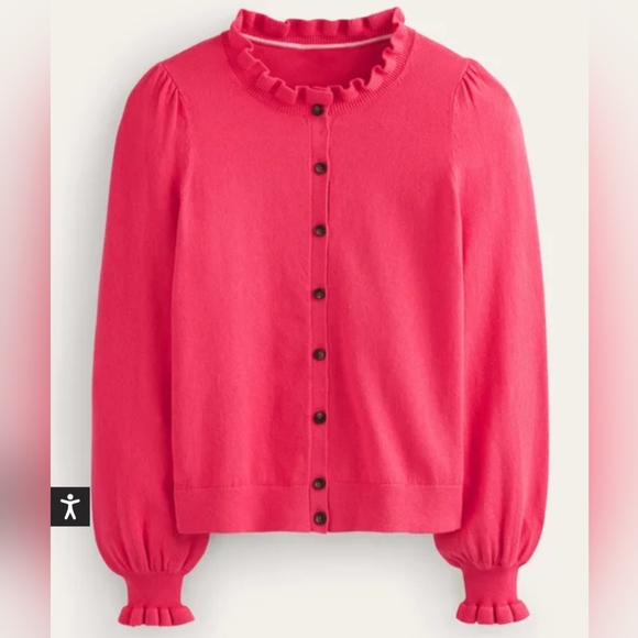 Boden | Sweaters | Boden Raspberry Cardigan | Poshmark